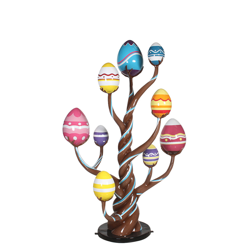 Chocolate Easter Egg Tree Statue - LM Treasures Prop Rentals – LM Treasures Prop Rentals