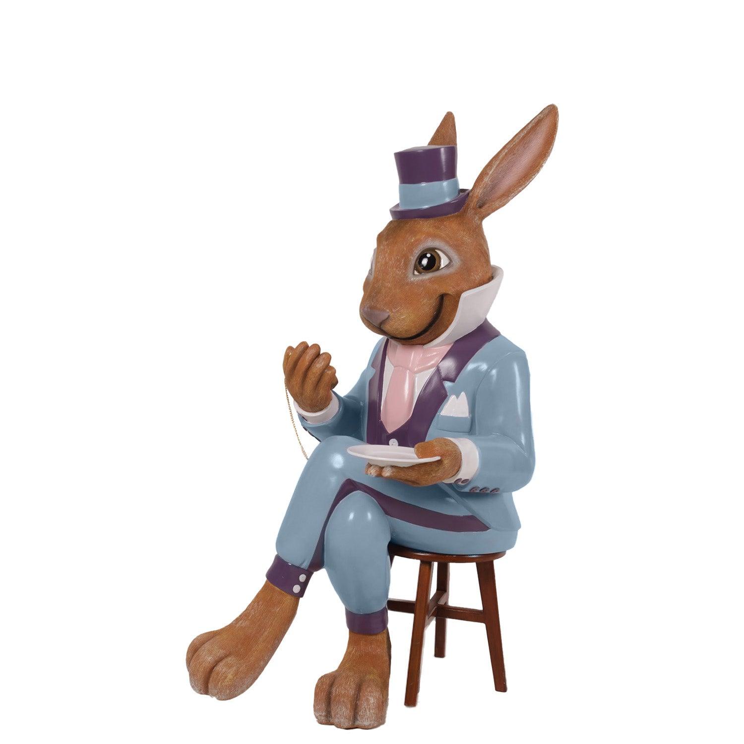 Sitting Mister Rabbit Statue - Prop Rental – LM Treasures Prop Rentals