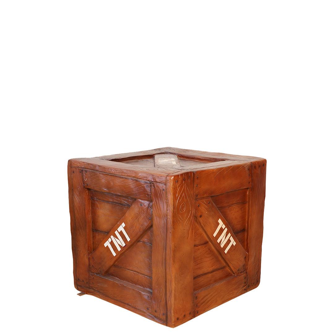 TNT Crate Statue - Prop Rental – LM Treasures Prop Rentals