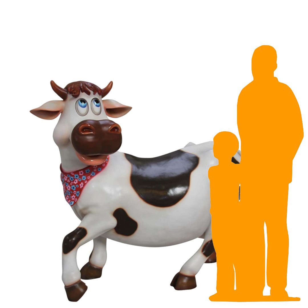 Comic Miss Cow Statue - Prop Rental – LM Treasures Prop Rentals