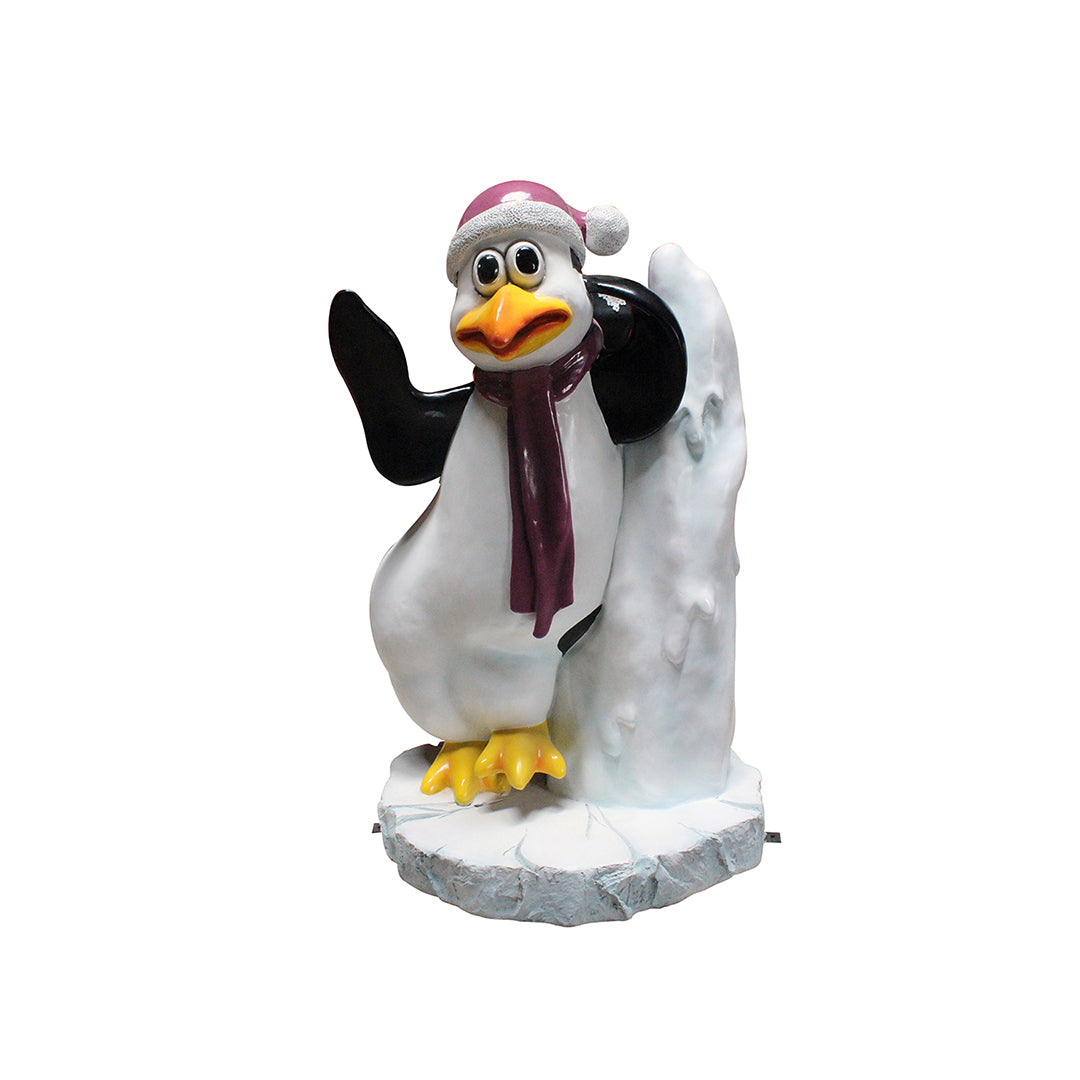 Comic Penguin On Iceberg Statue - Prop Rental – LM Treasures Prop Rentals