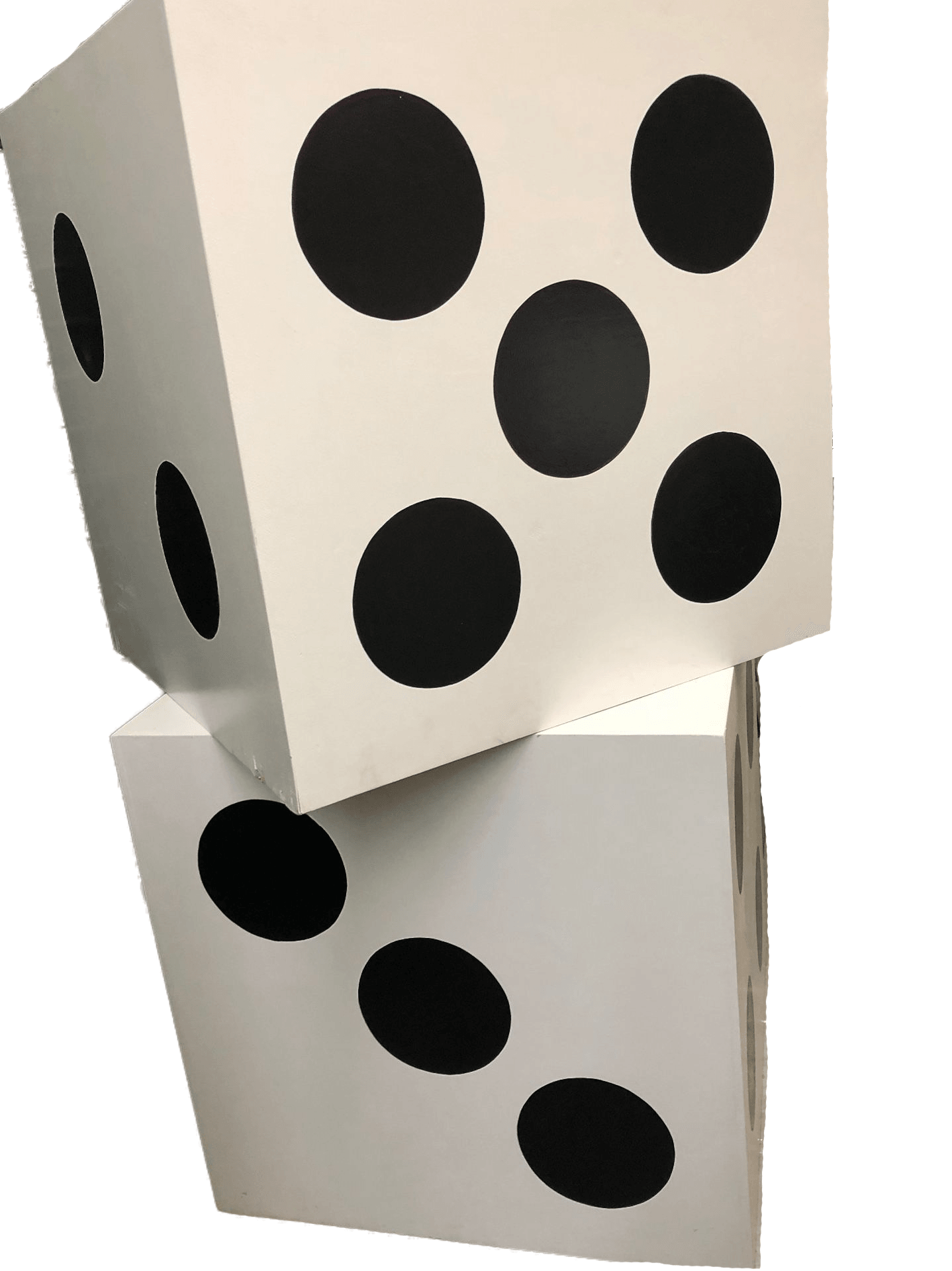 Giant Dice Set Over Size Statue - Prop Rental – LM Treasures Prop Rentals