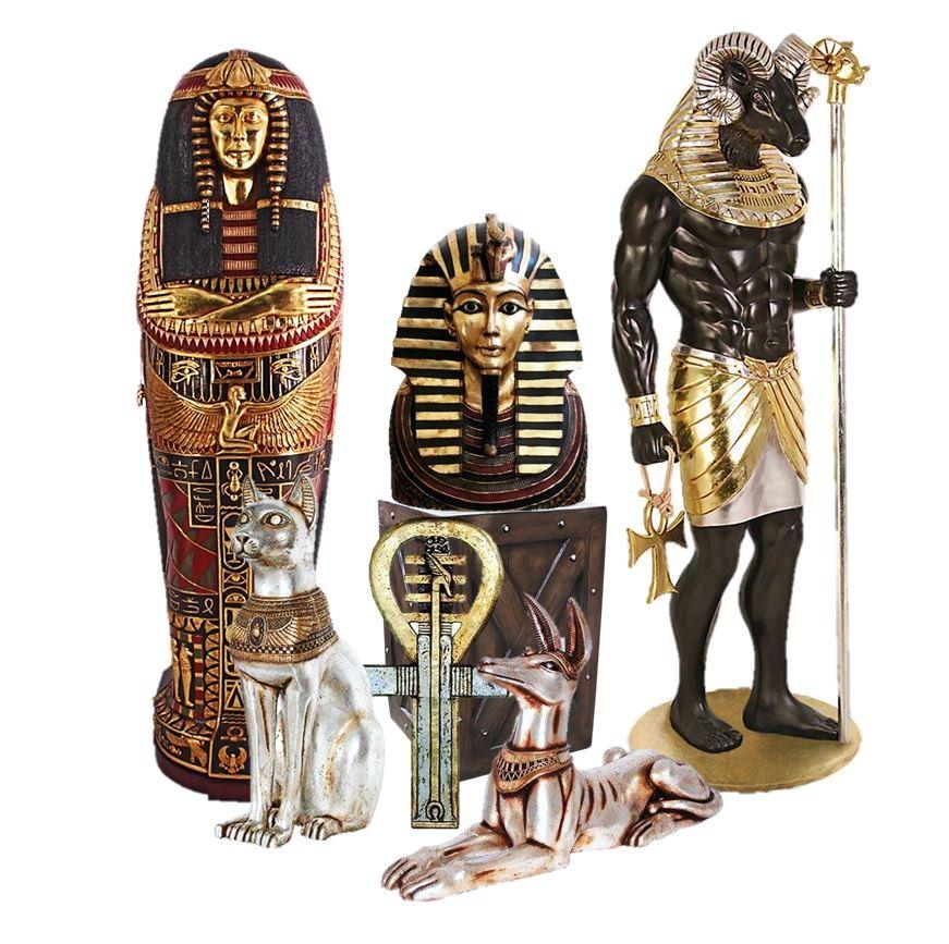 Egyptian Package Life Size Resin Statues - Prop Rental – LM Treasures ...